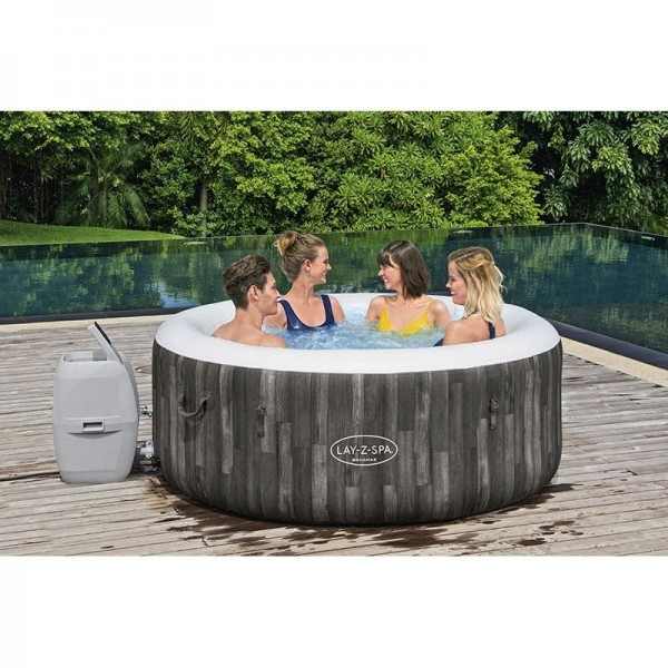 BESTWAY Spa gonflable rond 2-4 places Lay-Z-Spa® Bahamas Airjet