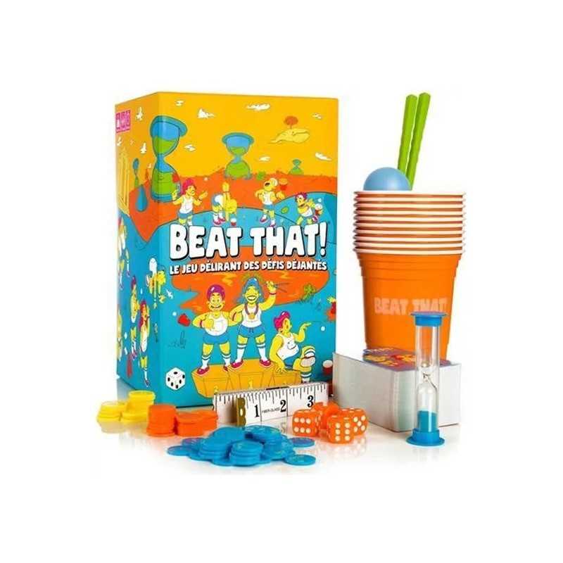 Jeu d'ambiance BEAT THAT! Le Jeu Délirant des Défis Déjantés Multicolore